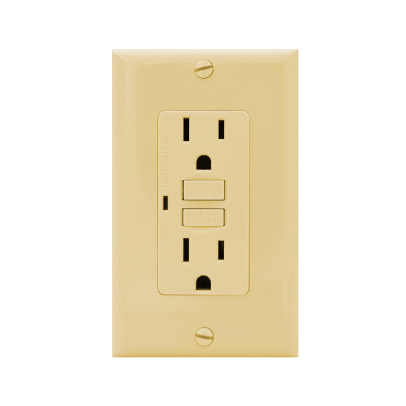 GPG915 15A Leakage Protection Outlet With Self-Test GFCI